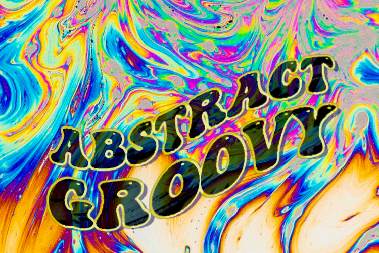 Abstract Groovy Font - wepfont