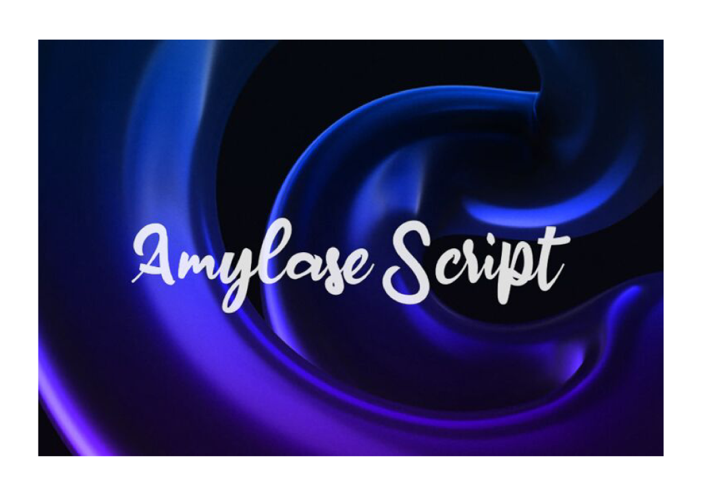 Amylase Script Font - wepfont