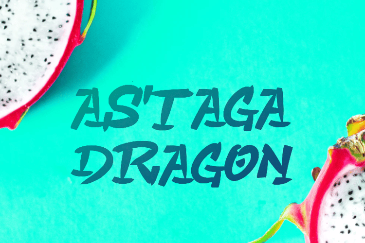 Astaga Dragon Font - wepfont