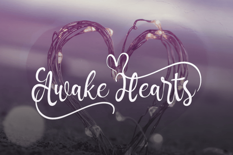 Awake Hearts Font - wepfont