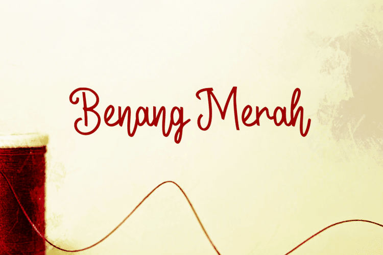 Benang Merah Font - wepfont
