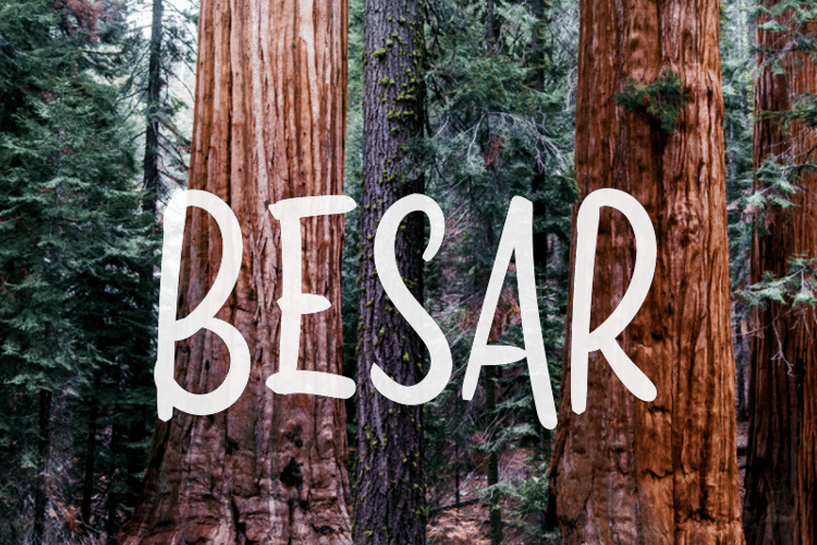 Besar Font - wepfont