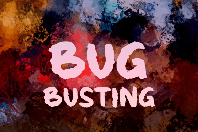Bug Busting Font - wepfont