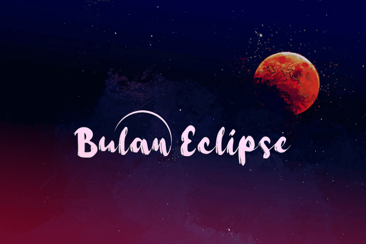 Bulan Eclipse Font - wepfont