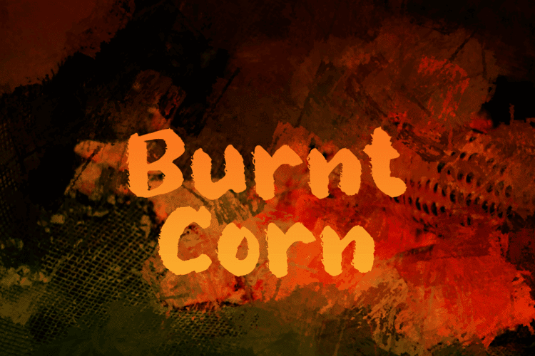 Burnt Corn Font - wepfont