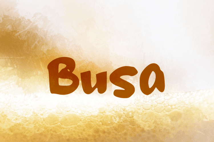 Busa Font - wepfont