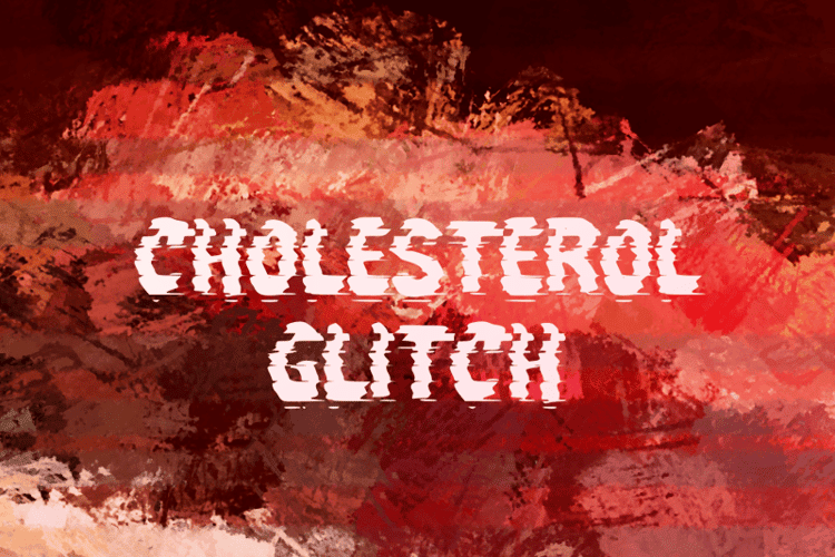 Cholesterol Glitch Font - wepfont