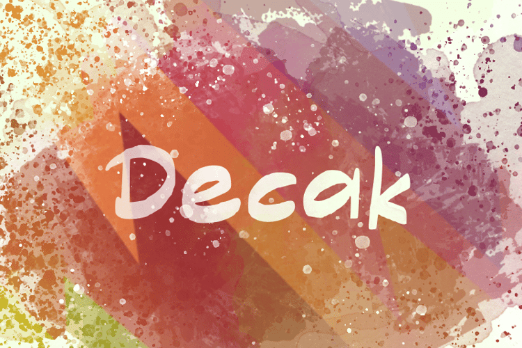 Decak Font - wepfont