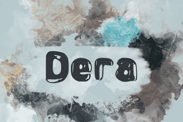 Dera Font - wepfont
