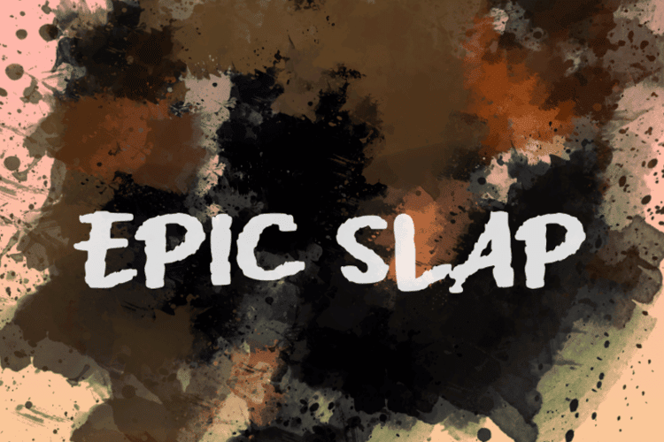 Epic Slap Font - wepfont