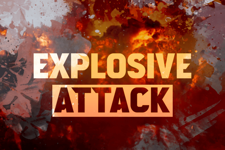 Explosive Attack Font - wepfont