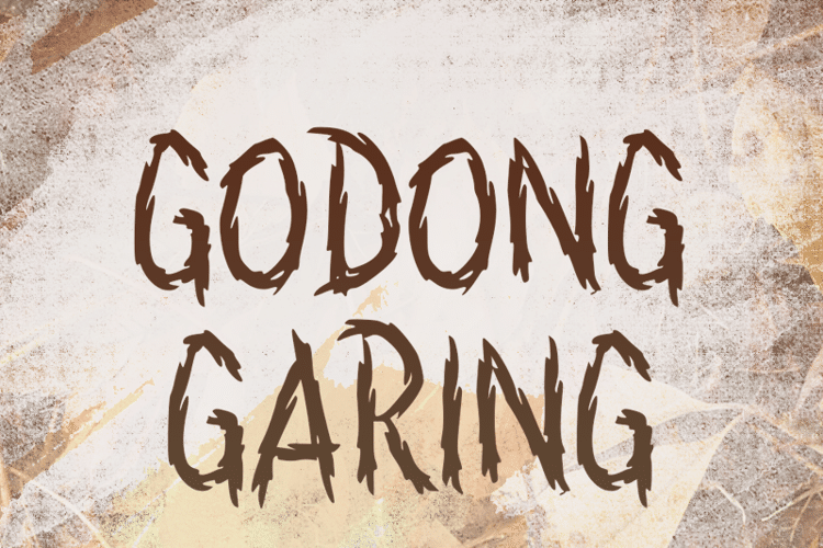 Godong Garing Font - wepfont
