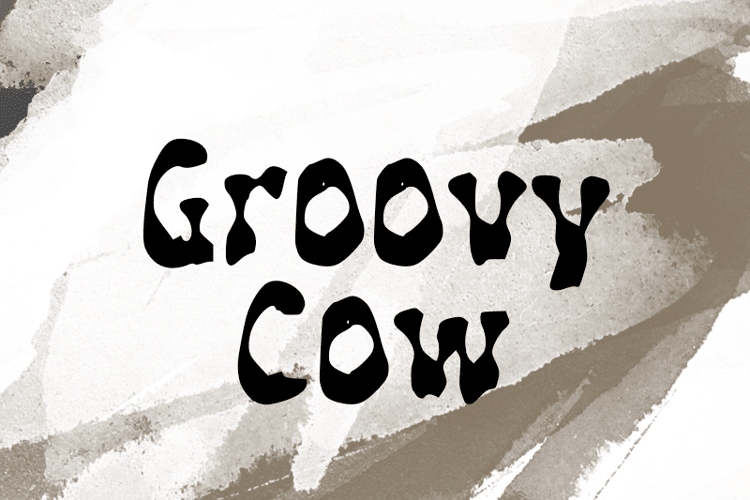 Groovy Cow Font - wepfont