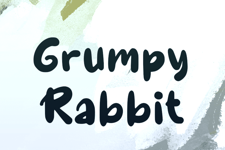Grumpy Rabbit Font - wepfont