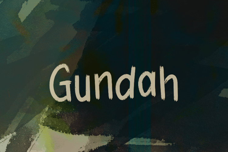 Gundah Font - wepfont