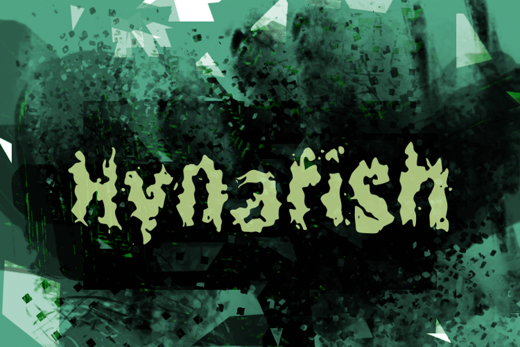 Hyenafish Font - wepfont