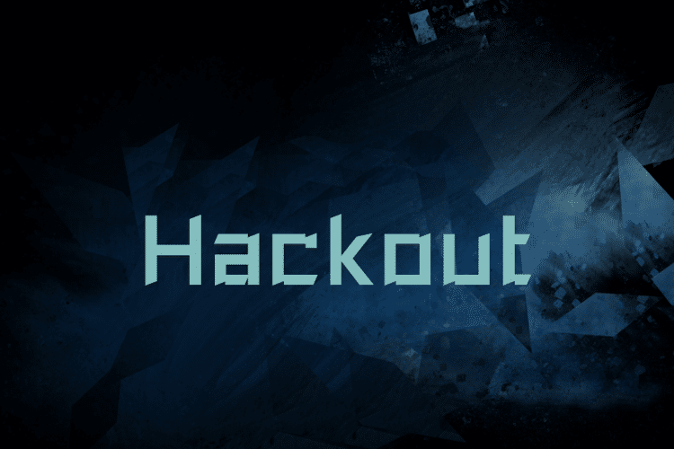 Hackout Font - wepfont