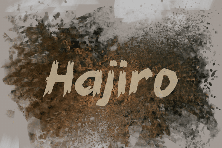 Hajiro Font - wepfont