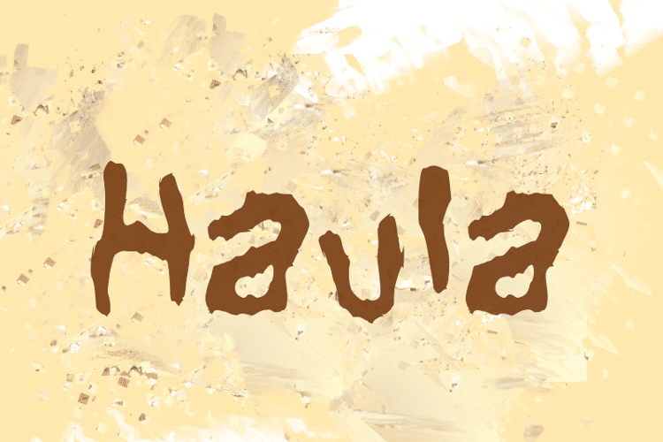 Halua Font - wepfont