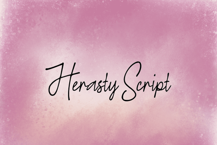 Herasty Script Font - wepfont