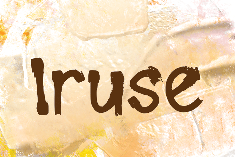Iruse Font - wepfont