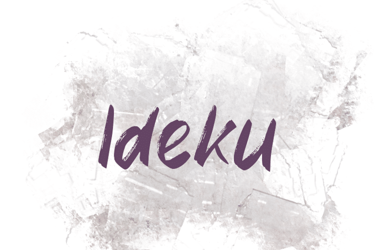 Ideku Font - wepfont