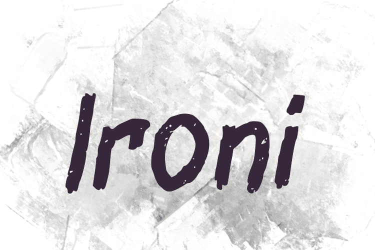 Ironi Font - wepfont
