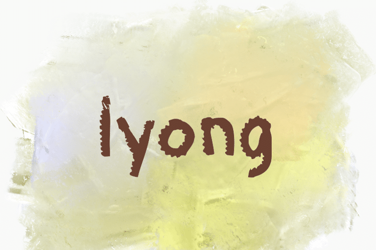 Iyong Font - wepfont