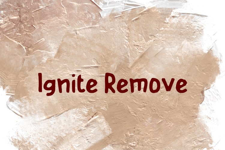Ignite Remove Font - wepfont