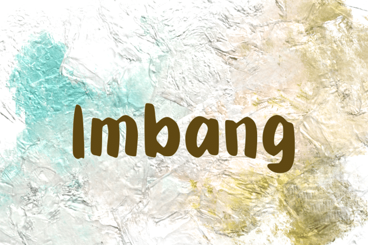 Imbang Font - wepfont