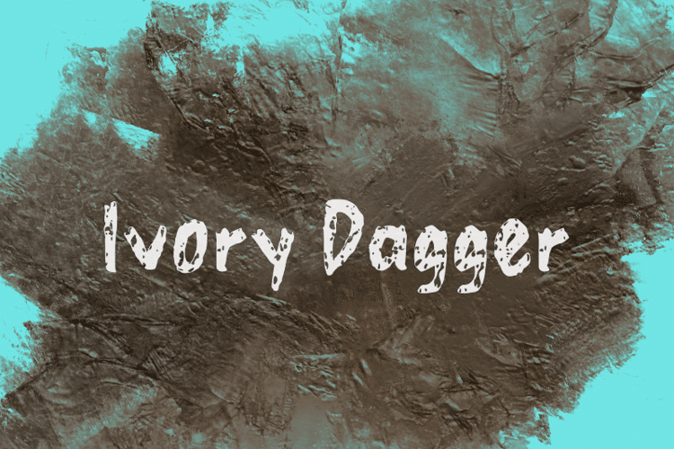 Ivory Dagger Font - wepfont