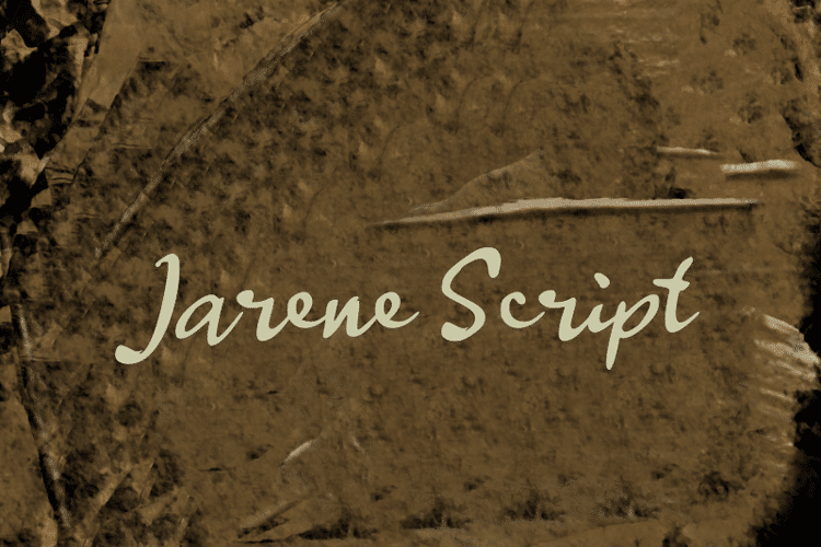 Jarene Script Font - wepfont