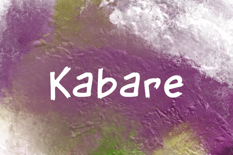 Kabare Font - wepfont