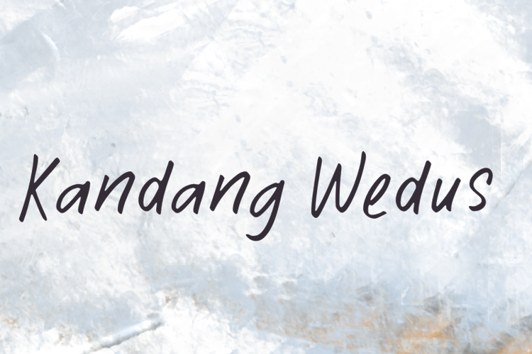 Kandang Wedus Font - wepfont