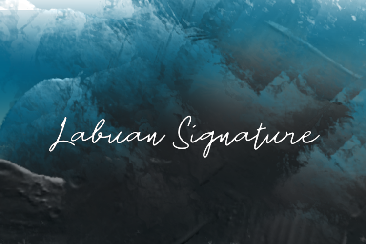 Labuan Signature Font - wepfont