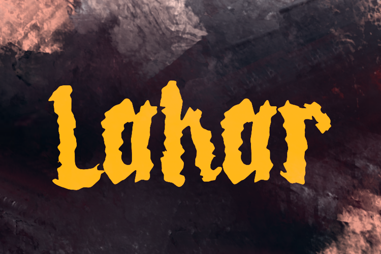 Lahar Font - wepfont