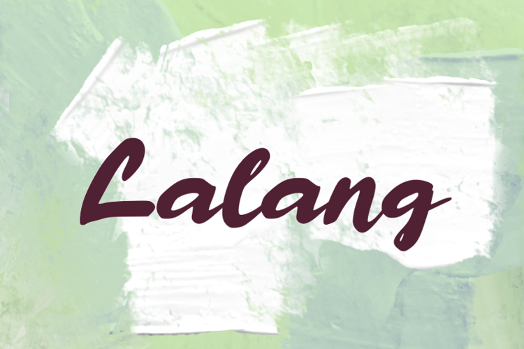 Lalang Font - wepfont