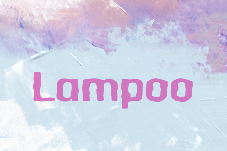 Lampoo Font - wepfont