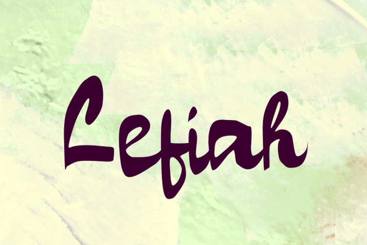 Lefiah Font - wepfont