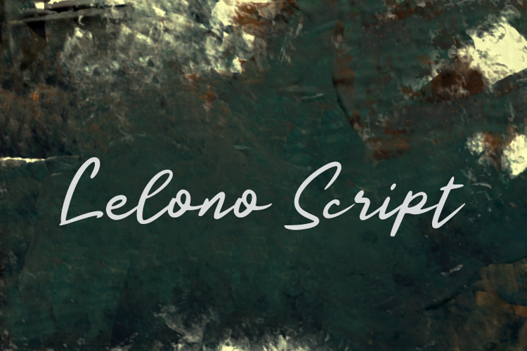 Lelono Script Font - wepfont