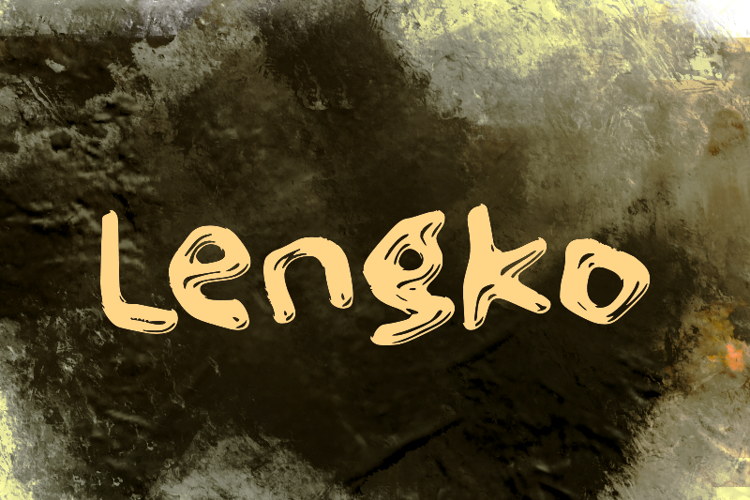Lengko Font - wepfont