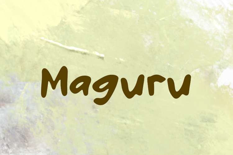 Maguru Font - wepfont