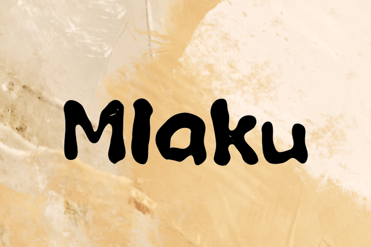Mlaku Font - wepfont