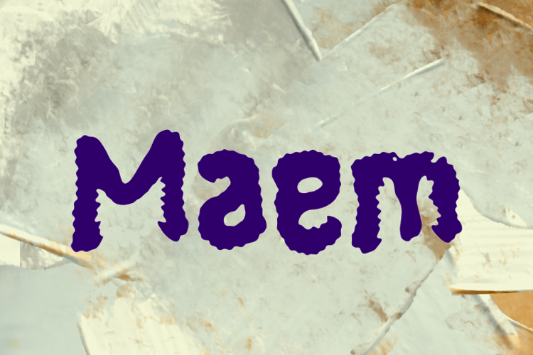 Maem Font - wepfont