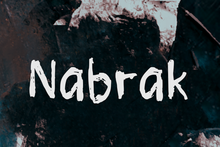 Nabrak Font - wepfont