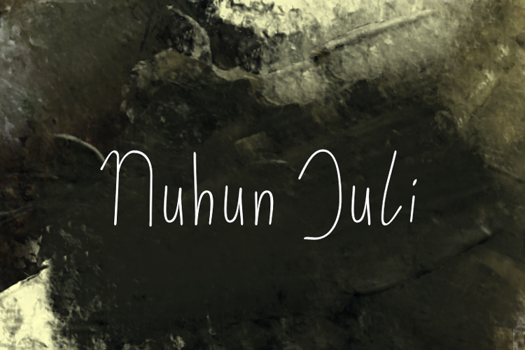 Nuhun Juli Font - wepfont