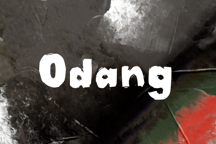 Odang Font - wepfont