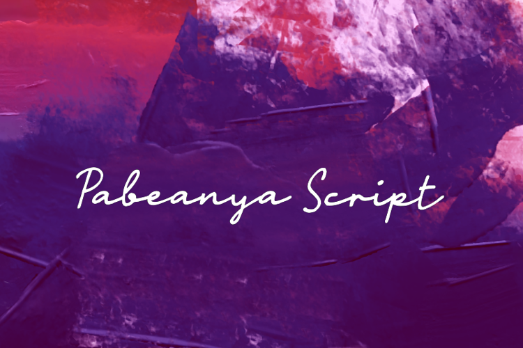 Pabeanya Script Font - wepfont