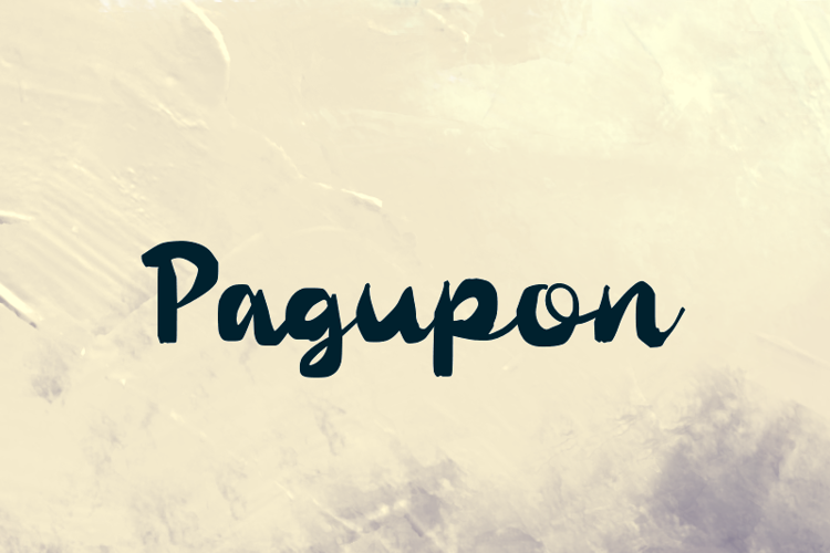 Pagupon Font - wepfont