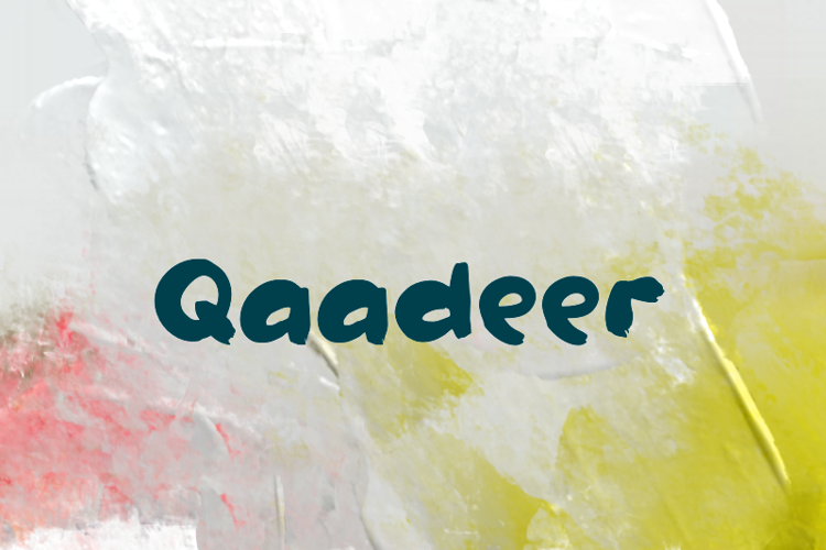 Qaadeer Font - wepfont